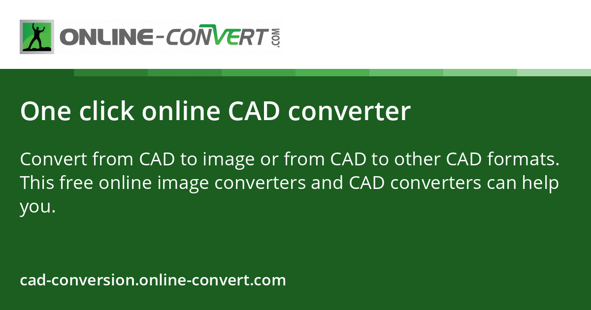 One Click Online Cad Converter